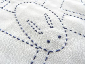 More Sashiko Rabbits | Sew the Day